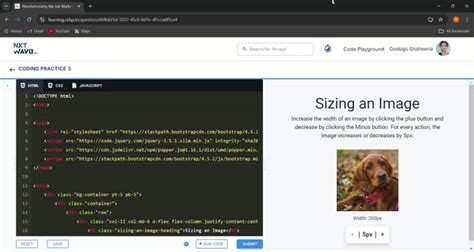 shaheena godugu on linkedin 🌟 day33 of my coding journey nxtwave 🌟 today i dove into creating a…