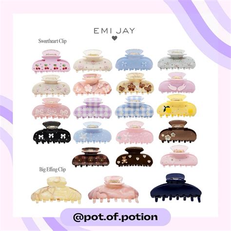 พร้อมส่ง Emi Jay — Big Effing Clip And Sweetheart Clip Shopee Thailand