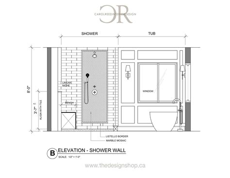 Shower In Elevation At Amy Dieter Blog