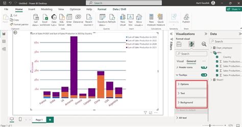 Power BI Stacked Column Chart