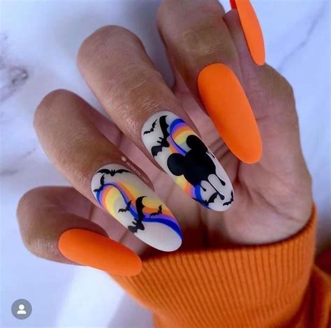 Pin By Jamie Torres On Nail Designs Mickey Nails Halloween Nail