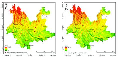 Spatial Distribution Of 46 O 3 Stations And 16 Meteorological
