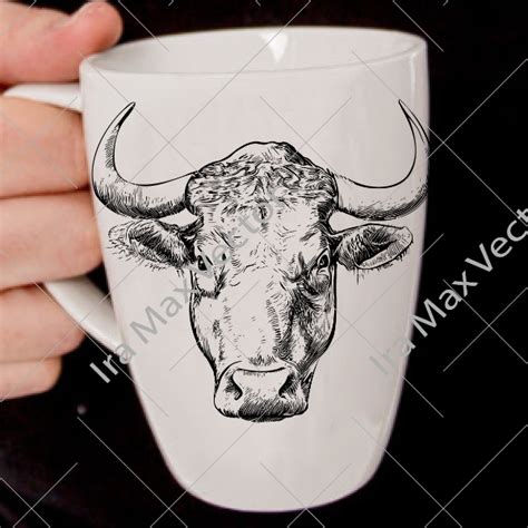 Bull Svg Bull Head Svg Bull Svg Rodeo Svg Bull Face Svg Inspire Uplift