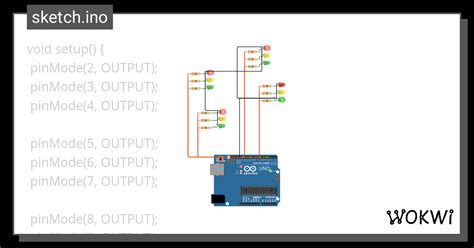 Lampu Lalulintas Copy 2 Wokwi Esp32 Stm32 Arduino Simulator