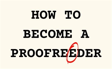 How To Become A Proofreader Skint Dad