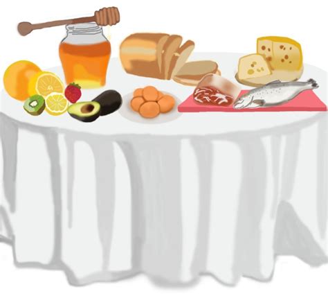 Рисунок Стол С Едой Лучшая Фото Подборка