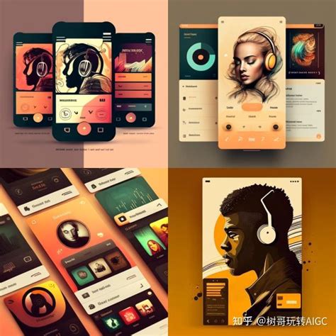 如何用midjourney（ai工具）作网页设计、app Ui设计、用户界面的关键词指南来了 知乎