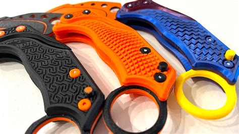 Gravity X Karambit Fidget Knife [no Screw Needed] By Iczfirz Makerworld Download Free 3d Models