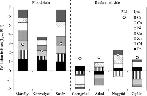 The Calculated Geoaccumulation Indices Igeoand Pollution Load Indices