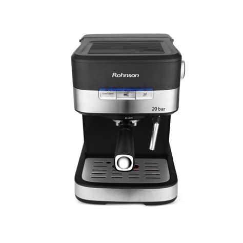 Rohnson R 989 Кафемашина за еспресо с ръкохватка 850w 20 бара помпа