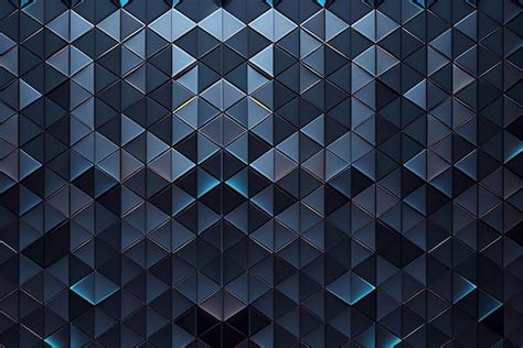 Premium Photo Navy Blue Abstract Background With Geometric Shapes Texture