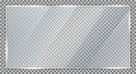 투명 한 배경에 유리 접시 투명 유리 쇼케이스 사각형 프레임에 현실적인 투명 창 모형 눈부심과 빛 유리 질감 벡터 0명에 대한 스톡 벡터 아트 및 기타 이미지 Istock