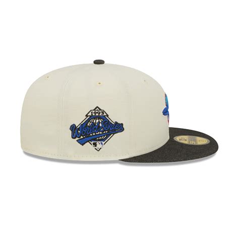 New Era Toronto Blue Jays Black Denim 2022 59fifty Fitted Hat