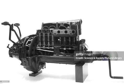 Sectioned View Henry Ford Introduced The Ford Model T Motor Car In