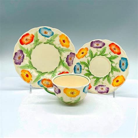 3pc Grindley Pottery Trio Tea Set Sold At Auction On 11th January Bidsquare