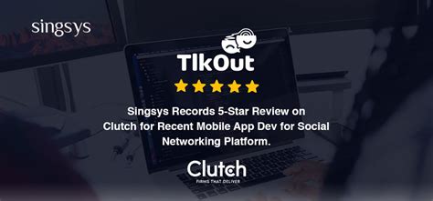 Singsys Records 5 Star Review On Clutch By Tlkout Singsys Blog