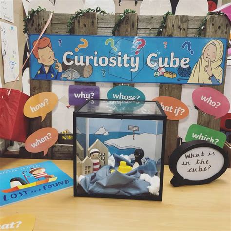 Eyfs Lost And Found Curiosity Cube Eyfs Classroom Dramatic Play
