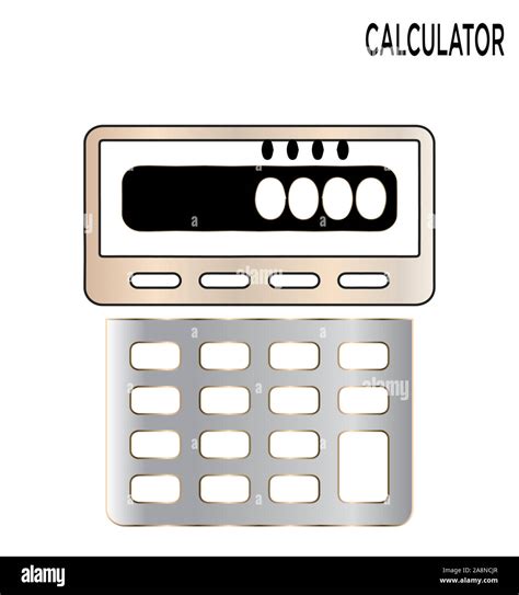 Vector Calculator Cut Out Stock Images And Pictures Alamy