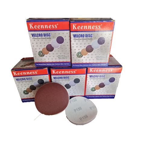 กระดาษทรายกลมแปะ Keenness ขนาด 4นิ้ว บรรจุ 100ใบ Shopee Thailand