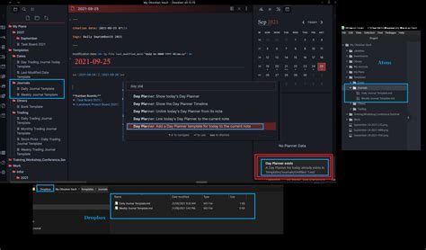 A Day Planner For Today Already Exists Bug Graveyard Obsidian Forum