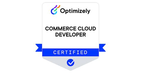 Optimizely Certified Commerce Cloud Developer Credly