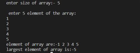 Github Ss1910singhlargest Array Element