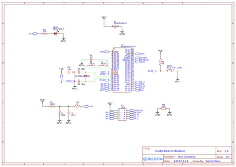 Nrf52832beacon Oshwlab