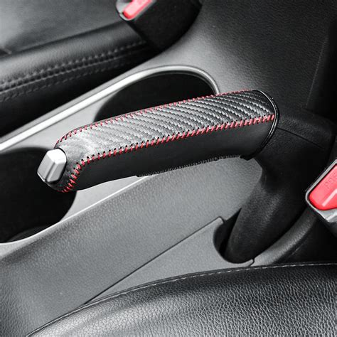 Cubierta De Freno De Mano De Cuero De Fibra De Carbono Para Seat Leon 1