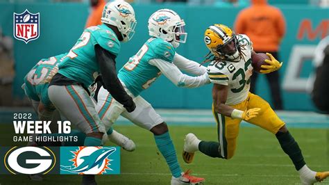 Green Bay Packers Vs Miami Dolphins 2022 Week 16 Game Highlights