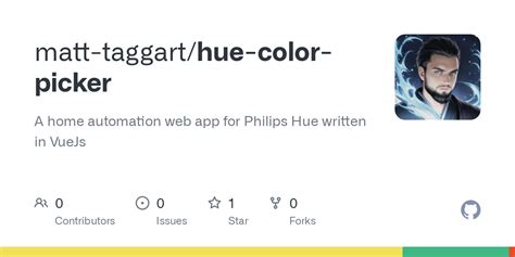 GitHub Matt Taggart Hue Color Picker A Home Automation Web App For Philips Hue Written In VueJs