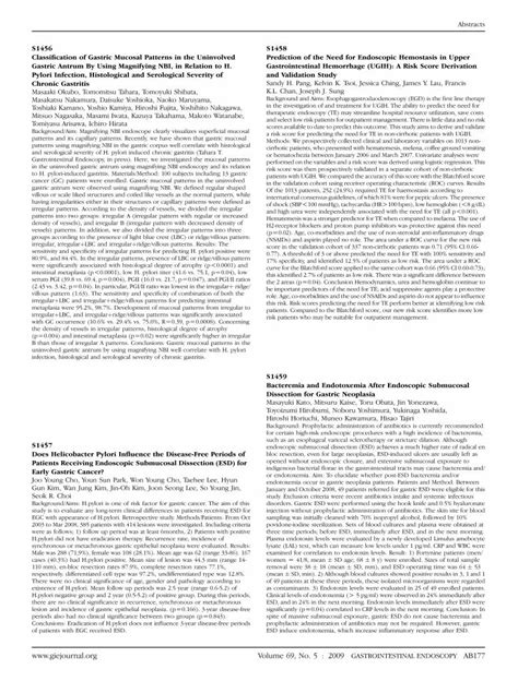 Pdf Classification Of Gastric Mucosal Patterns In The Uninvolved