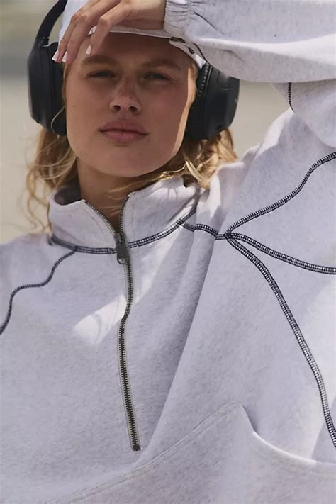 Half Court Half Zip Free People