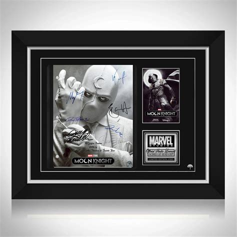 Moon Knight Transcript Limited Signature Edition Custom Frame Rare T