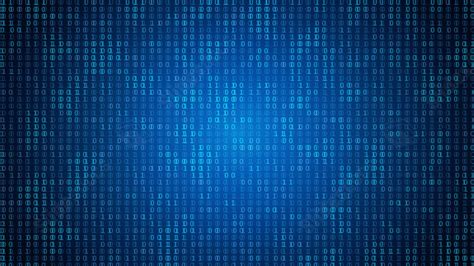 business blue dark digital code data powerpoint background for free