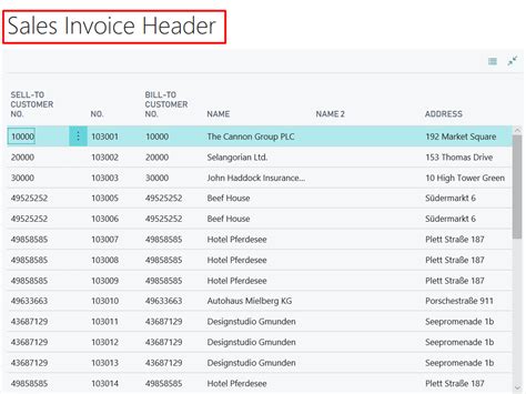 Master Dynamics Nav Sales Invoice Headers For Seamless Invoicing New
