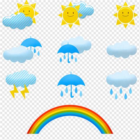 Облака Солнце Дождь Погода Радуга Облачно Шторм Климат Небо Снег Png Pngwing