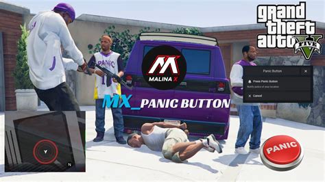 Malina X Panic Button Script FREE ESX QB CORE FiveM Releases