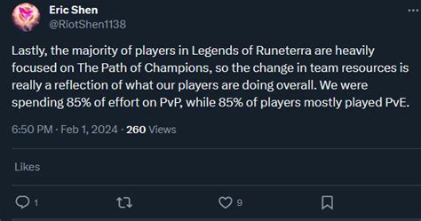 According To Eric Shen Might Be Exaggerated 85 Of Lors Playerbase Were Poc Players R
