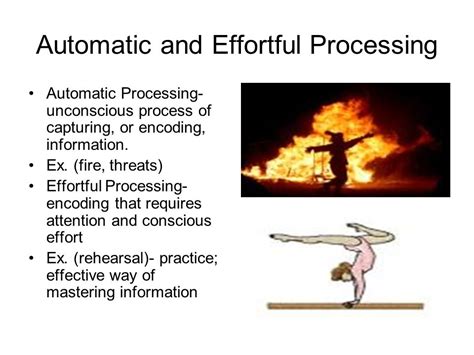 Effortful Processing Psychology