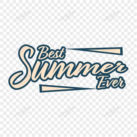 최고의 여름 레터링 Png 일러스트 무료 다운로드 Lovepik