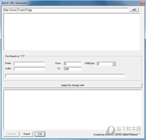 Batch Url Generator批量url生成器 V10 绿色免费版下载当下软件园