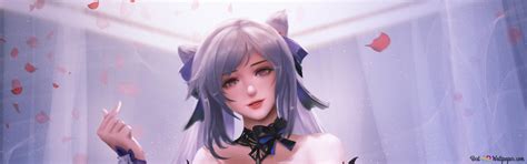 Sexy Anime Girl Keqing Genshin Impact K Wallpaper Download