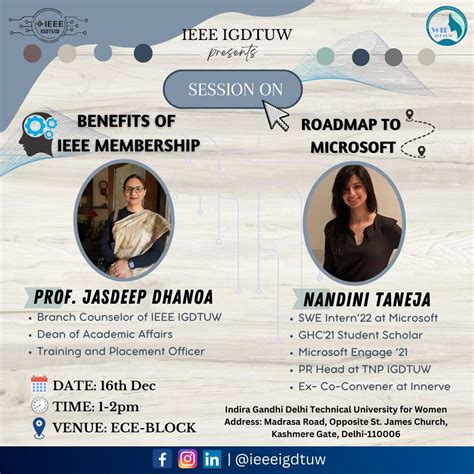 Ieee Igdtuw On Linkedin Ieee Ieeeigdtuw Wie Wieigdtuw