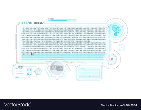 Radio Telescope Data Processing Interface Vector Image