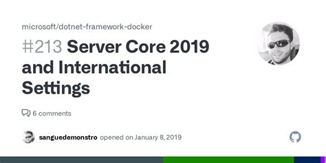 Server Core 2019 And International Settings · Issue 213 · Microsoftdotnet Framework Docker