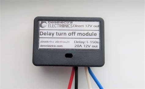 Easy To Use Car Timer Switch Relay 1 150 Sec Delay Off 12v 20a Direct
