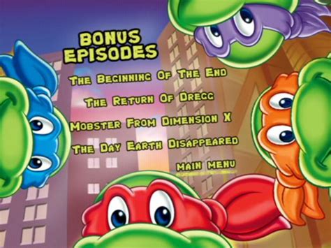 Volume 1 Tmnt Dvd Menus Images The Technodrome