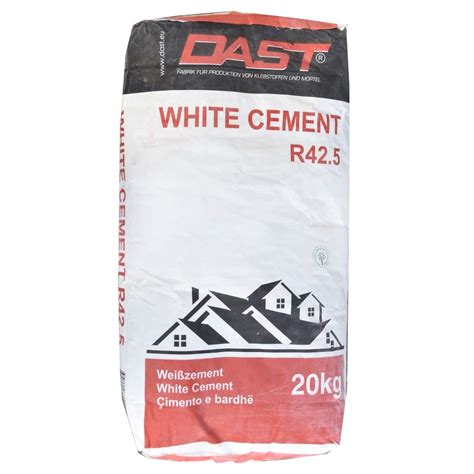 Cimento E Bardhe Klasa 425 R 20 Kg Thes Megatek