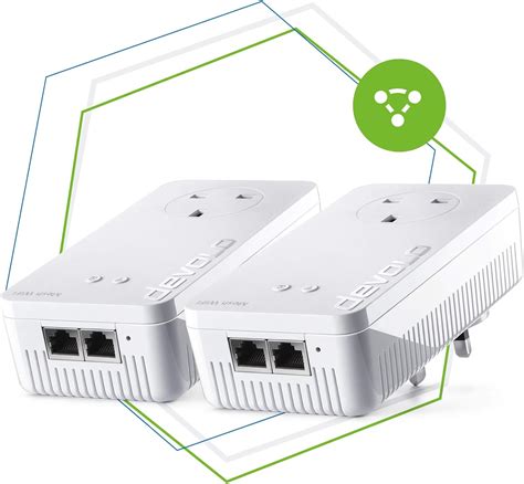 Devolo Mesh Wifi 2 Starter Kit 2x Adapters For Mesh Wi Fi Coverage 4k 8k Uhd Streaming