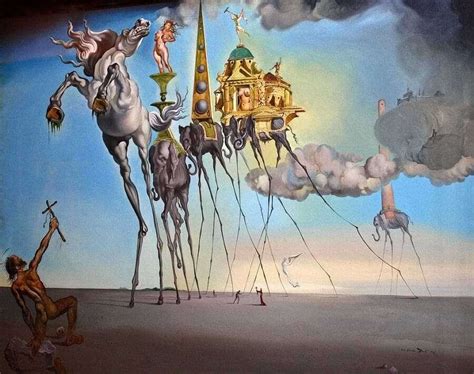 The Temptation Of Saint Anthony By Salvador Dali 1946 Dali Paintings
